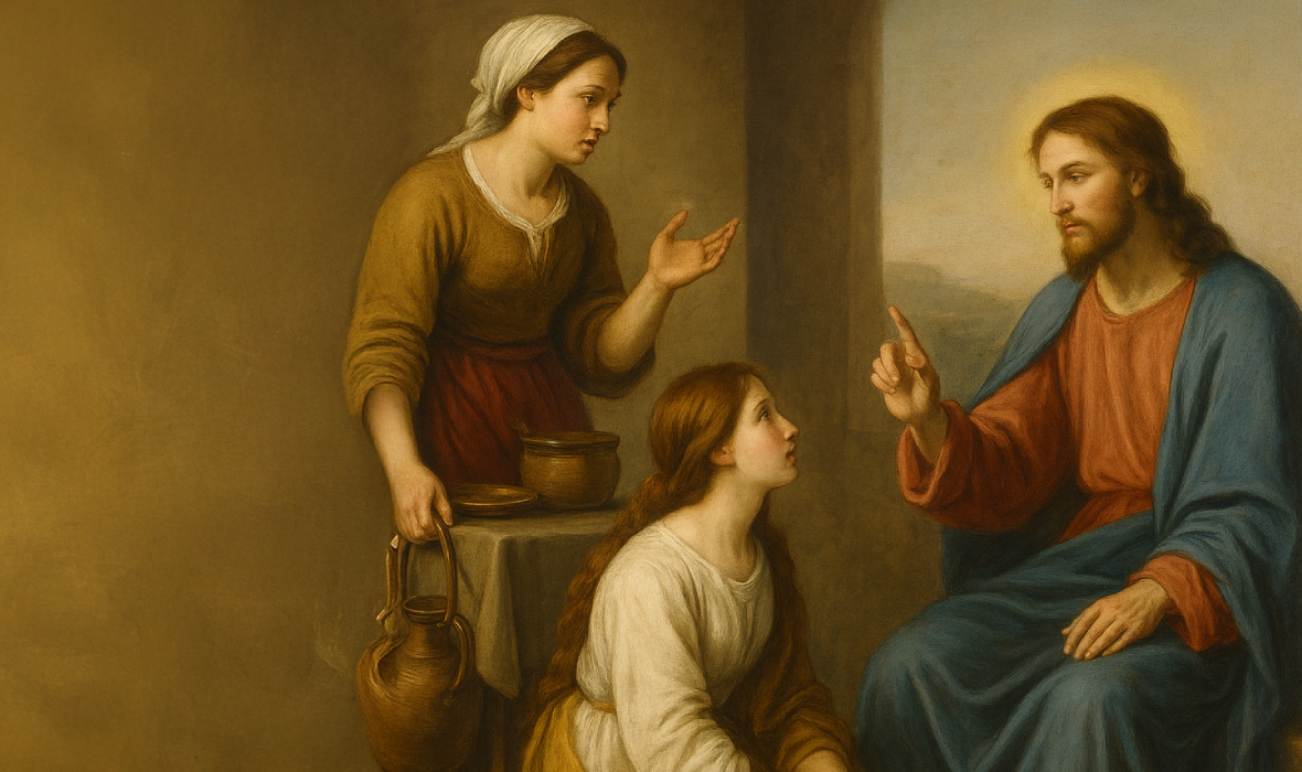 Jesús visita a Marta y a María, hermanas de Lázaro | El Catolicismo